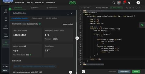 Geekstreak2024 Gfg160 Problemsolving Dsa Codingjourney