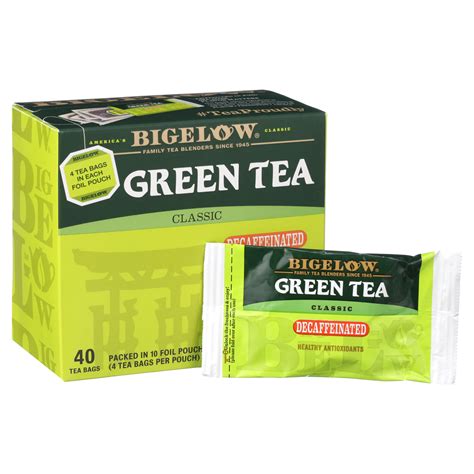 Bigelow Green Tea Decaffeinated Tea Bags 40 Count Best Deals And
