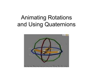 Euler Angles Gimbal Lock And Quaternions In D Rotation
