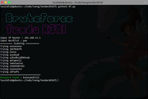 GitHub Mugi789 BruteForce TendaN301 For Crack Password Login Page