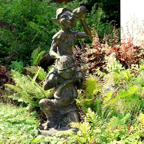 Home And Garden Uk Pixie On Shoulders Garden Statue