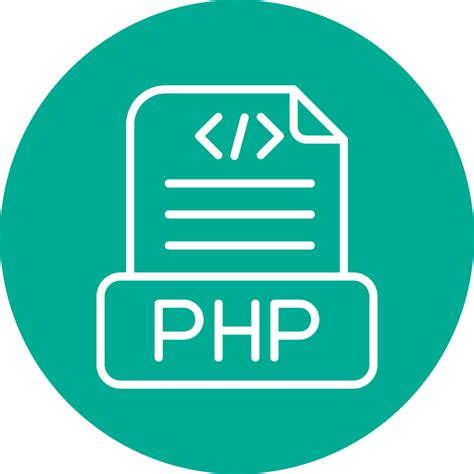 Php File Vector Icon Design Vector Art At Vecteezy