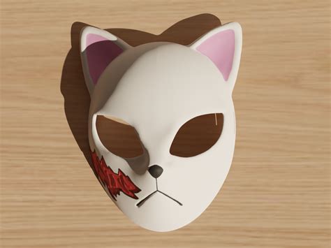 Demon Slayer Sabito Mask By Kitsunepatch Makerworld Download Free D Models