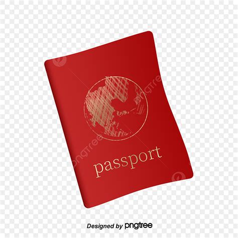 Vector Passport Abroad Tourism Credentials Png And Vector With