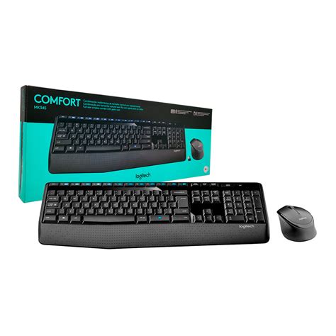Kit Teclado E Mouse Logitech Mk345 Wireless Layout Abnt2 Preto Cavuca Cavucou Achou Comprou