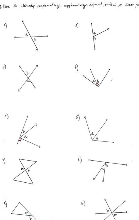 1 Name The Relationship Complementary StudyX