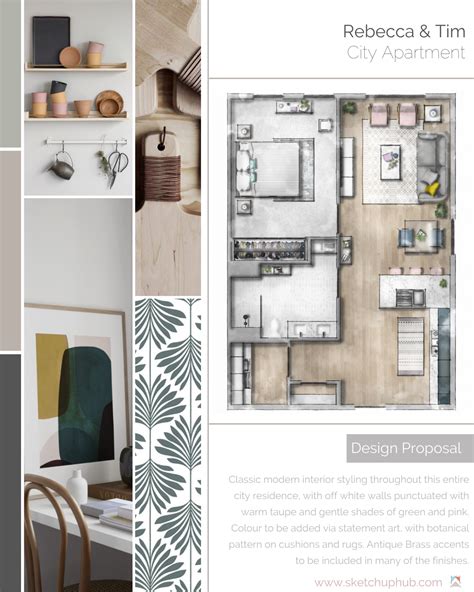 Interior Design Presentation Board Templates Brokeasshome