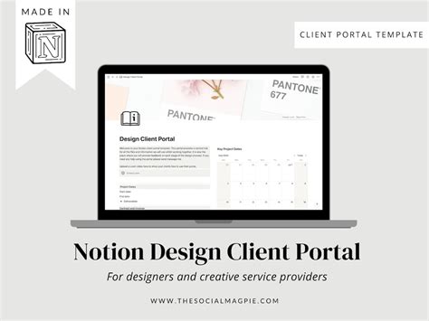 Notion Design Client Portal Template Designers Brand Website Client
