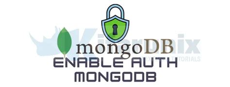 enable authentication on mongodb