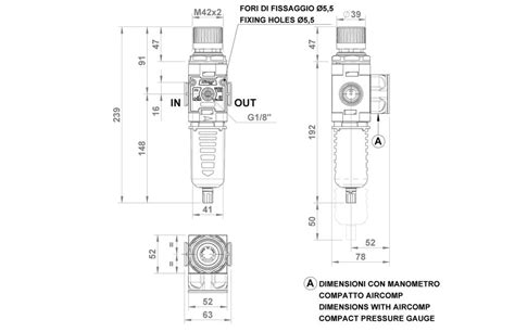Filter Regulator Line 050 Aircomp