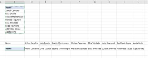 Como Transformar Linha Em Coluna No Excel Sem Power Query Fácil