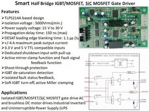 Ademtek Smart Half Bridge IGBT MOSFET SiC MOSFET Gate Driver DIP V At Piece In