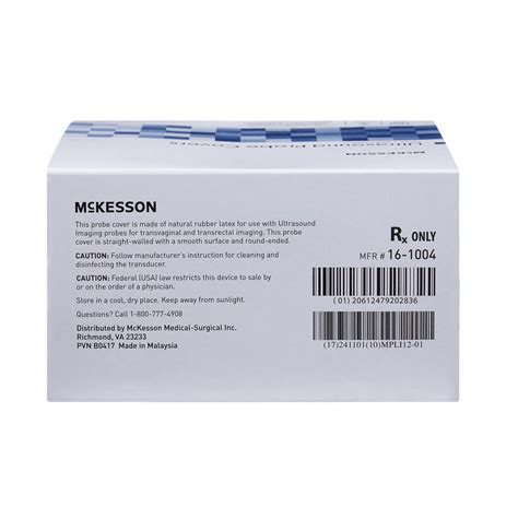 Ultrasound Probe Cover Mckesson 1 14 X 8 Inch Latex Nonsterile For Use