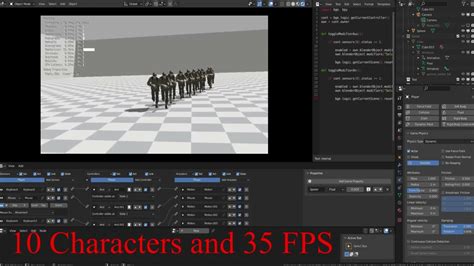 Upbge Armature And Geometry Nodes Test Youtube
