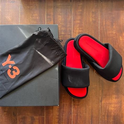 Y 3 Shoes Y3 Yohji Yamamoto Black Neoprene Platform Slides Us Size 8 Brand New Poshmark