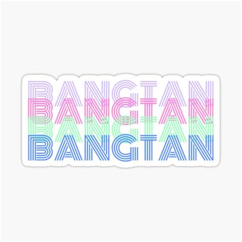 Bts Dynamite Group Name Sticker For Sale By K Fz Redbubble