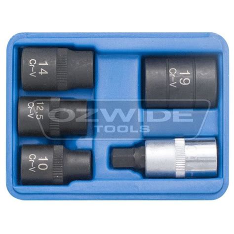 Pentagon Socket Set 1 2 Drive 5 Piece