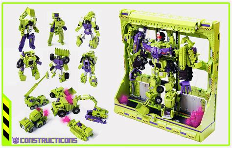 Constructicons Come Alive To Form Devastator In Lego The Brothers