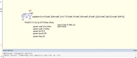 Laplace Transfer Function Generates Fatal Error Qspice Qorvo Tech Forum
