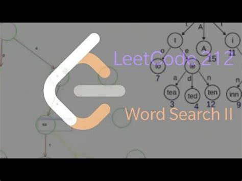 Word Search II LeetCode 212 YouTube