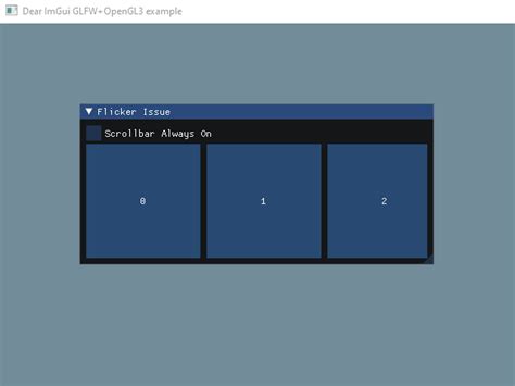 Scrollbar Flickering When Using Available Region Area Issue 4539