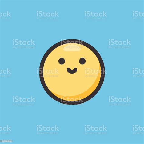 藍色背景上的表情可愛設計向量圖形及更多brand Name Online Messaging Platform圖片 Brand Name