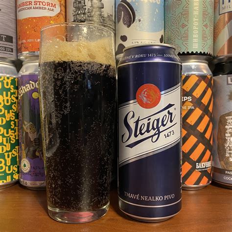 Nealko Tmavé (Non-Alcoholic Beer) Пивоварня: Pivovar Steiger (Non ...