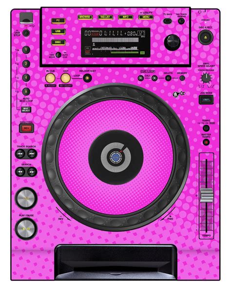 Dj Skins® Pioneer Dj Cdj 850 Skin Gradienter Pink