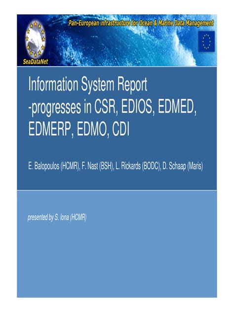 Information System Report Pdf Xml Metadata