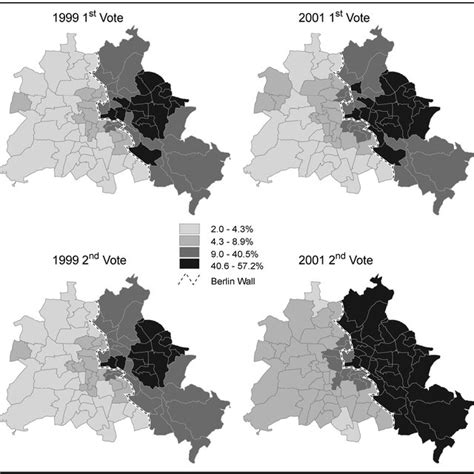 Locations Of The 23 Bezirke Districts Of Berlin Prior To The