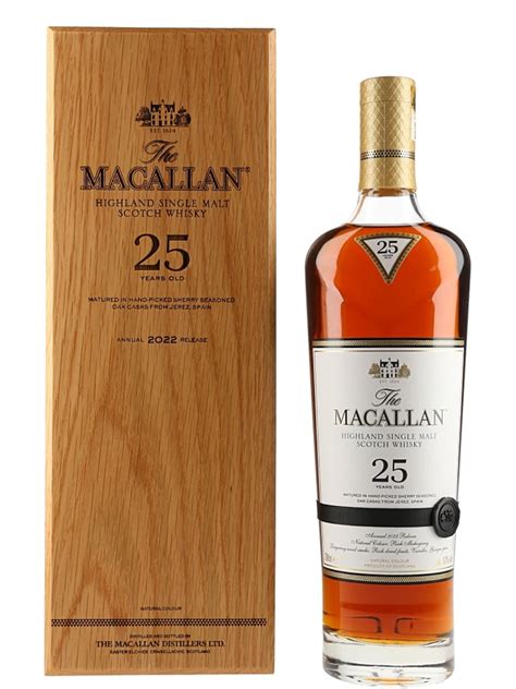 Macallan 25 Years Sherry Oak 2022 70 Cl 43 Rasch Vin Spiritus