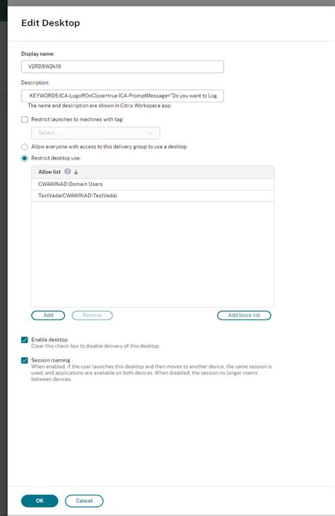 Session Experience Citrix Workspace App For Html