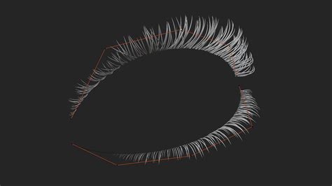 artstation eyelashes with the help of blender s geometry node for