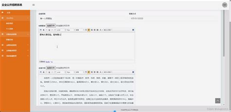 Java毕设项目企业公开招聘系统（javavuemybatismavenmysql）java招聘系统项目 Csdn博客