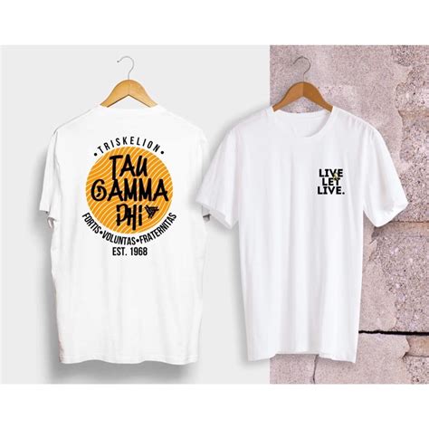 Tau Gamma Phi Shirt Triskelion Lazada Ph