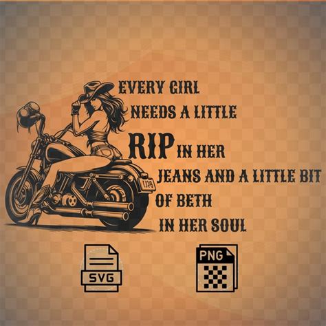 Every Girl Needs A Little Rip In Her Jeans And Beth In Her Soul Etsy
