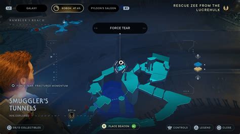 Star Wars Jedi Survivor How To Complete The Fractured Momentum Force Tear