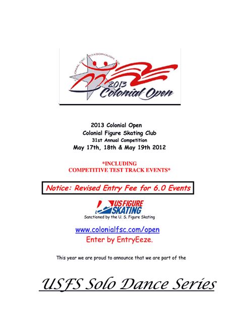Fillable Online ISU Judging System Colonial Figure Skating Club Fax