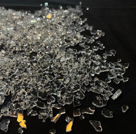 Crushed Glass Clear Resin Art World
