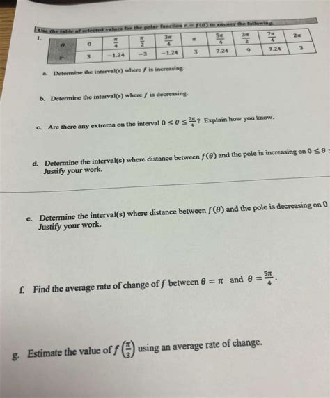 solved lar function r f θ to answer the following a determine the