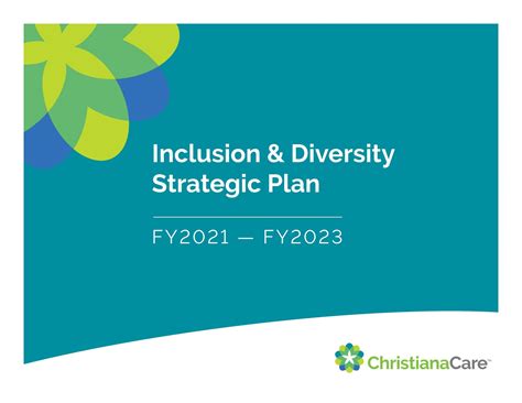 Inclusion And Diversity Strategic Plan By Christianacare Issuu