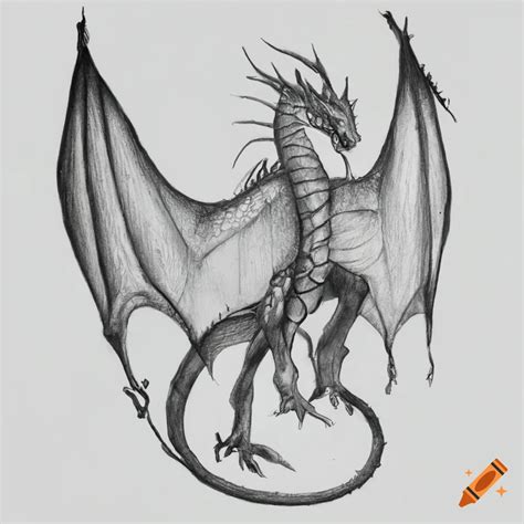 Dragon Drawing On Craiyon