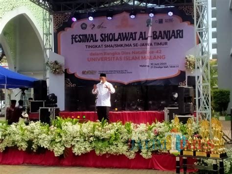 Unisma Gelar Festival Sholawat Al Banjari Se Jatim Wadahi Kreativitas Seni Musik Islami