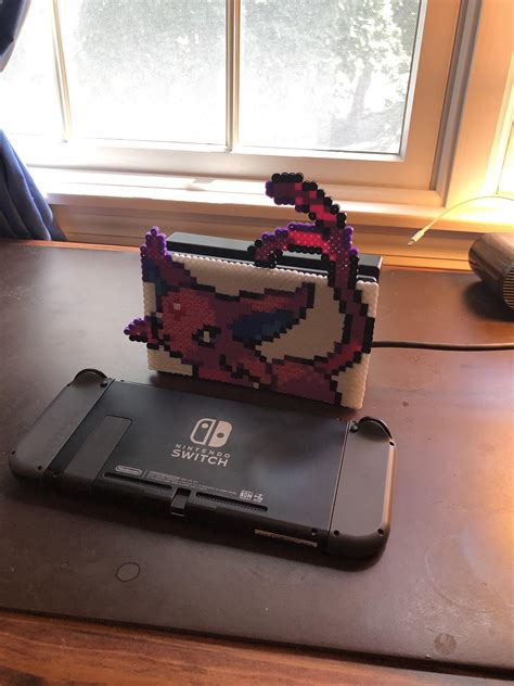 Made This For The Switch Dock Using Velcro Inspired By U Smol Dipstick R Beadsprites