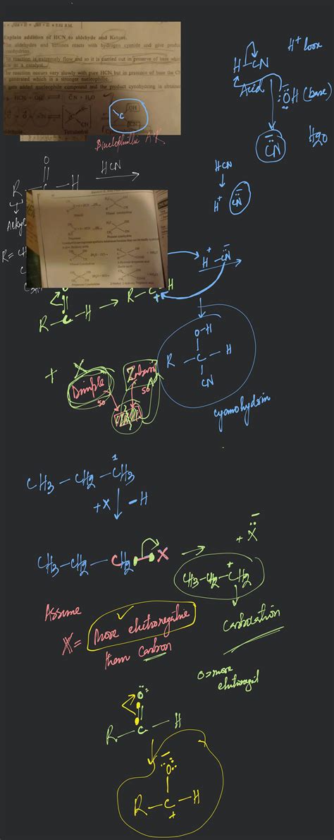 1nn2 552 592 Bm Explain Addition Of Hcn To Aldehyde And Ket