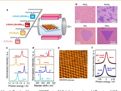 Figure 1 From Continuous Heteroepitaxy Of Two Dimensional Heterostructures Based On Layered