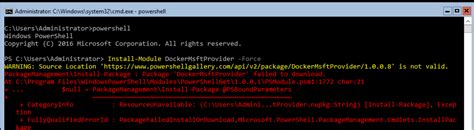 Install Packageprovider And Install Module Fails In Windows Server 2016