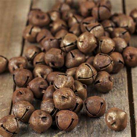 20 Mm Rusty Tin Jingle Bells Bells Basic Craft Supplies Craft