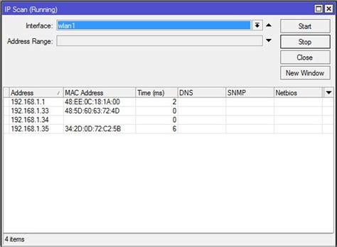 بررسی Ping و Traceroute و عملکرد Ip Scan در میکروتیک