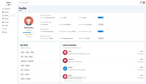 Html And Css Template مستقل